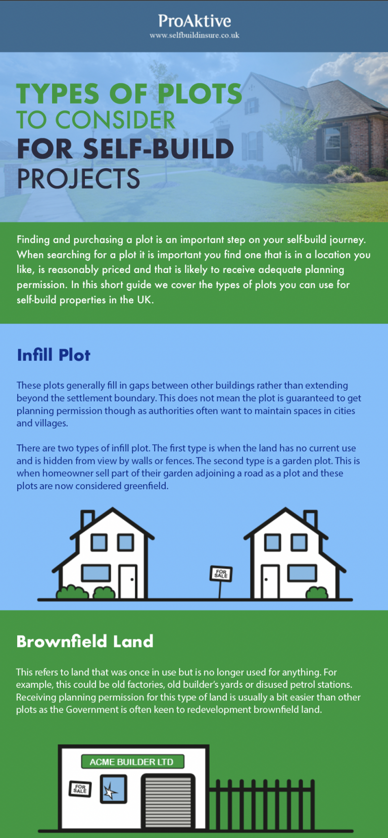 Self build insurer ProAktive has produced a handy guide to types of ...